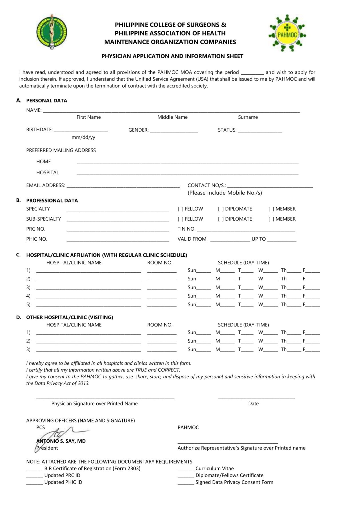 2021 PCS Statement COP9 - Philippine College of Surgeons