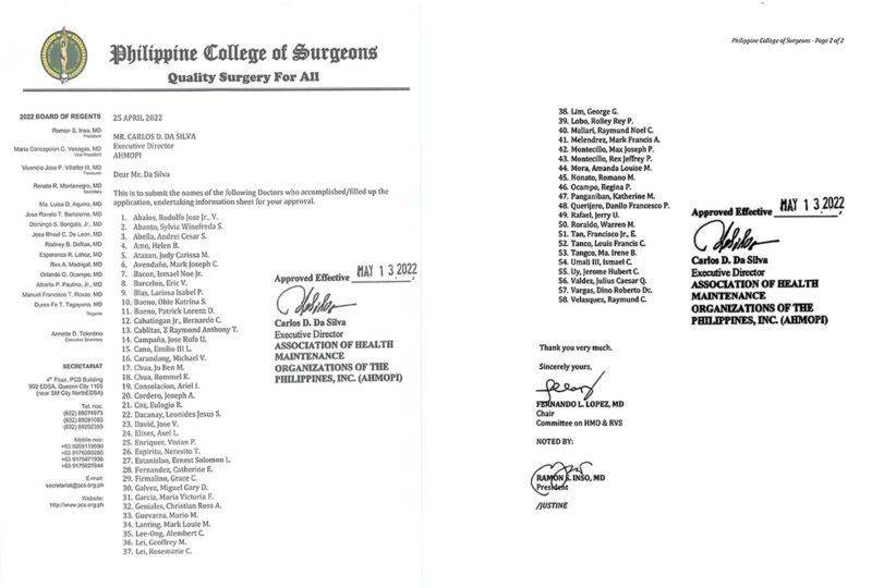 PCS AHMOPI USA - Philippine College of Surgeons