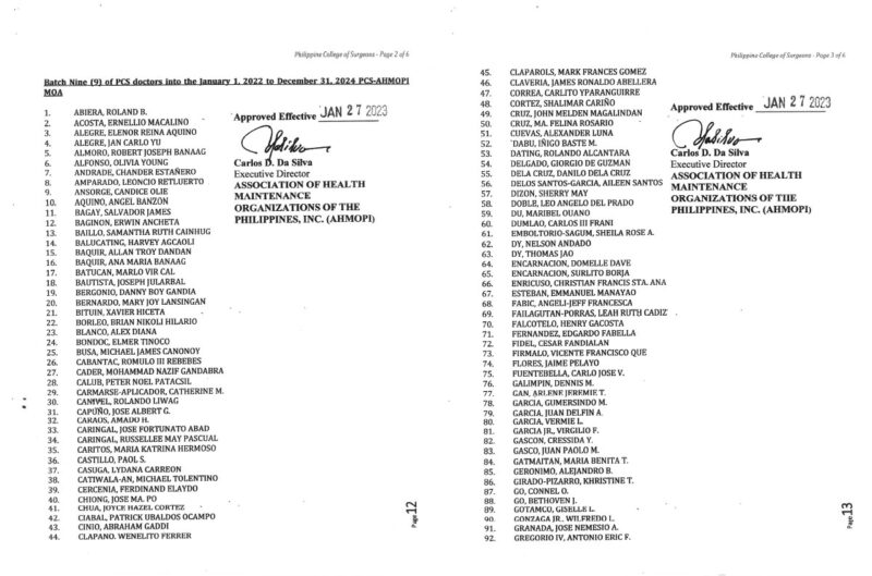 PCS AHMOPI USA - Philippine College of Surgeons