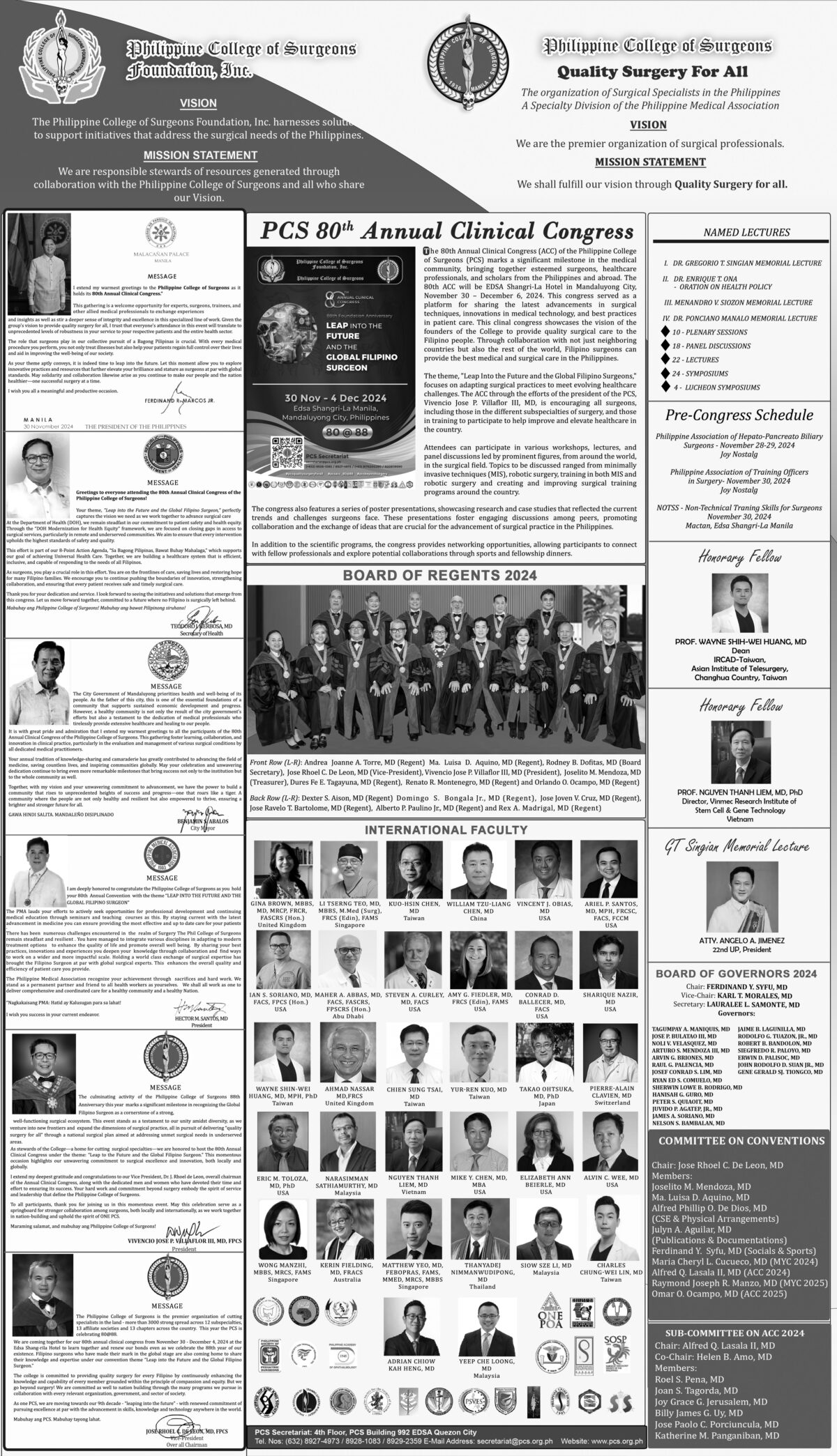 2024 80th Annual Clinical Congress - Philippine College of Surgeons