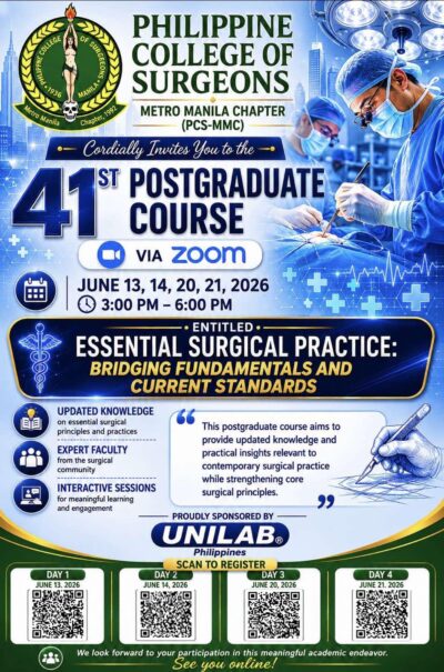 Philippine College of Surgeons - Metro Manila Chapter - 41st Post ...
